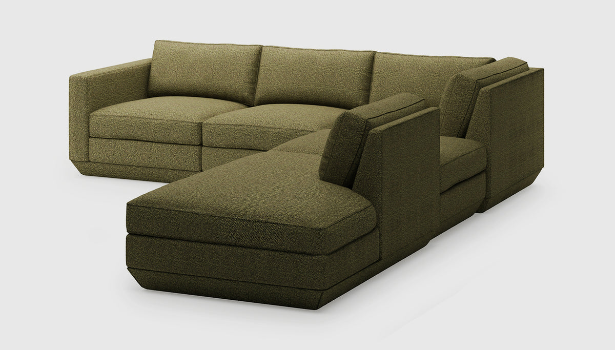 Podium Modular 5PC Seating Group | Sectionals | Gus* Modern – Gus Modern